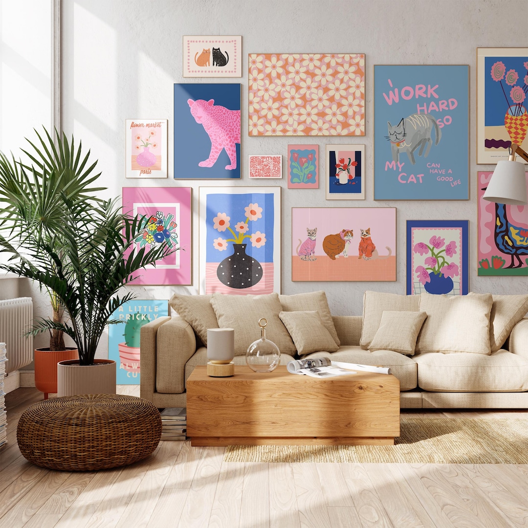 Set of 15 Kids Posters, Kids Art Printables, Playroom Prints, Nursery ...