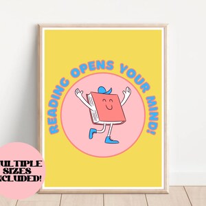 Classroom Art Decor-digital Download-reading Art Prints-downloadable ...