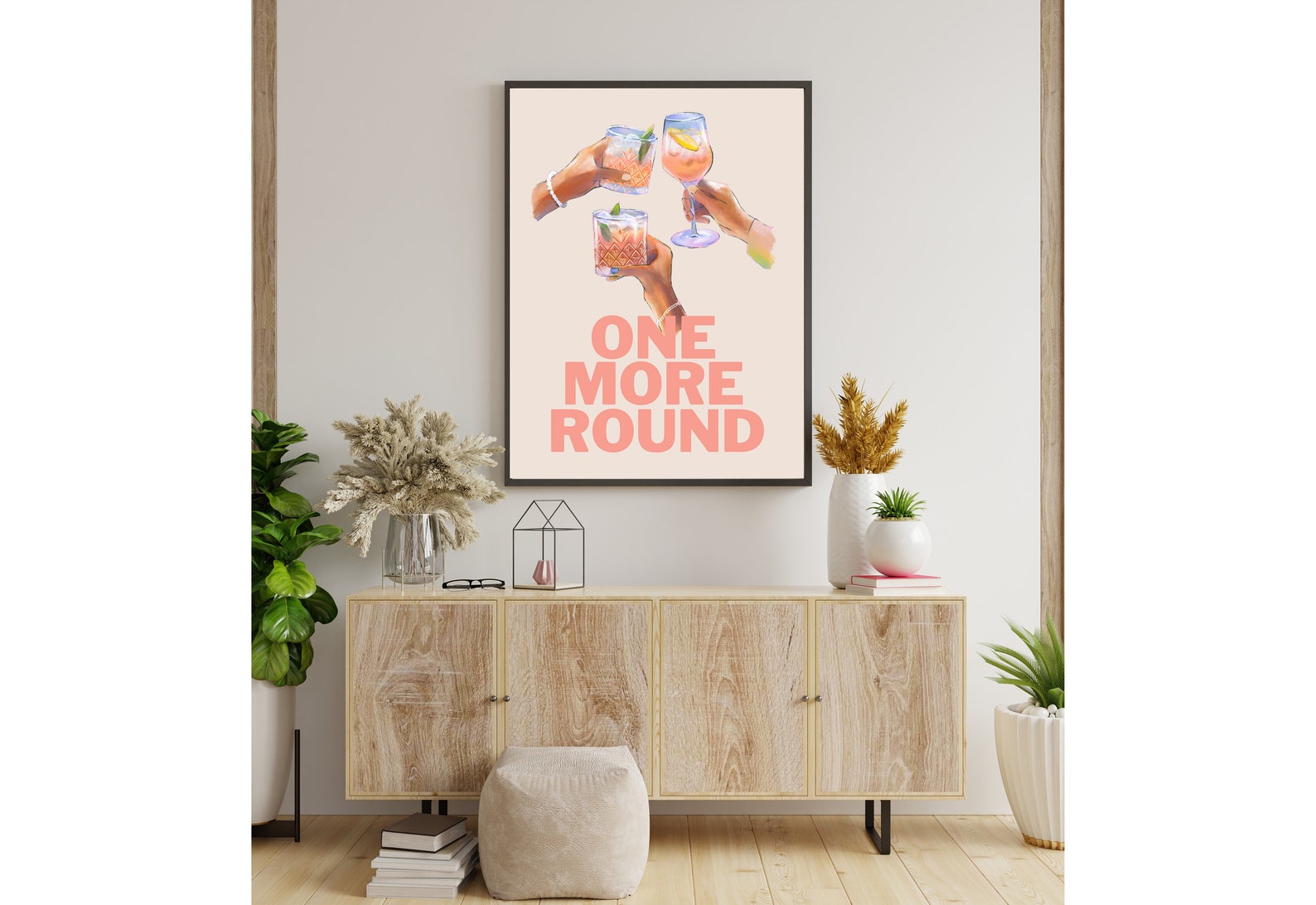 One More Round-digital Download-martini Art-retro Print-cheers - Etsy ...