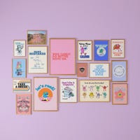 Printable Children's Book Character Gallery Wall Poster Bundle ...