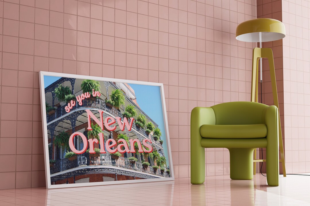 New Orleans Art Print, New Orleans Poster, NOLA Art, NOLA Poster ...