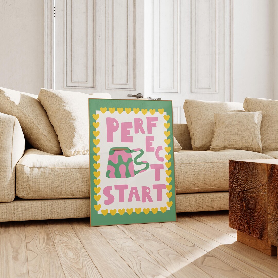 A Perfect Start Physical Poster, Physical Poster, Trendy Poster, Poster ...