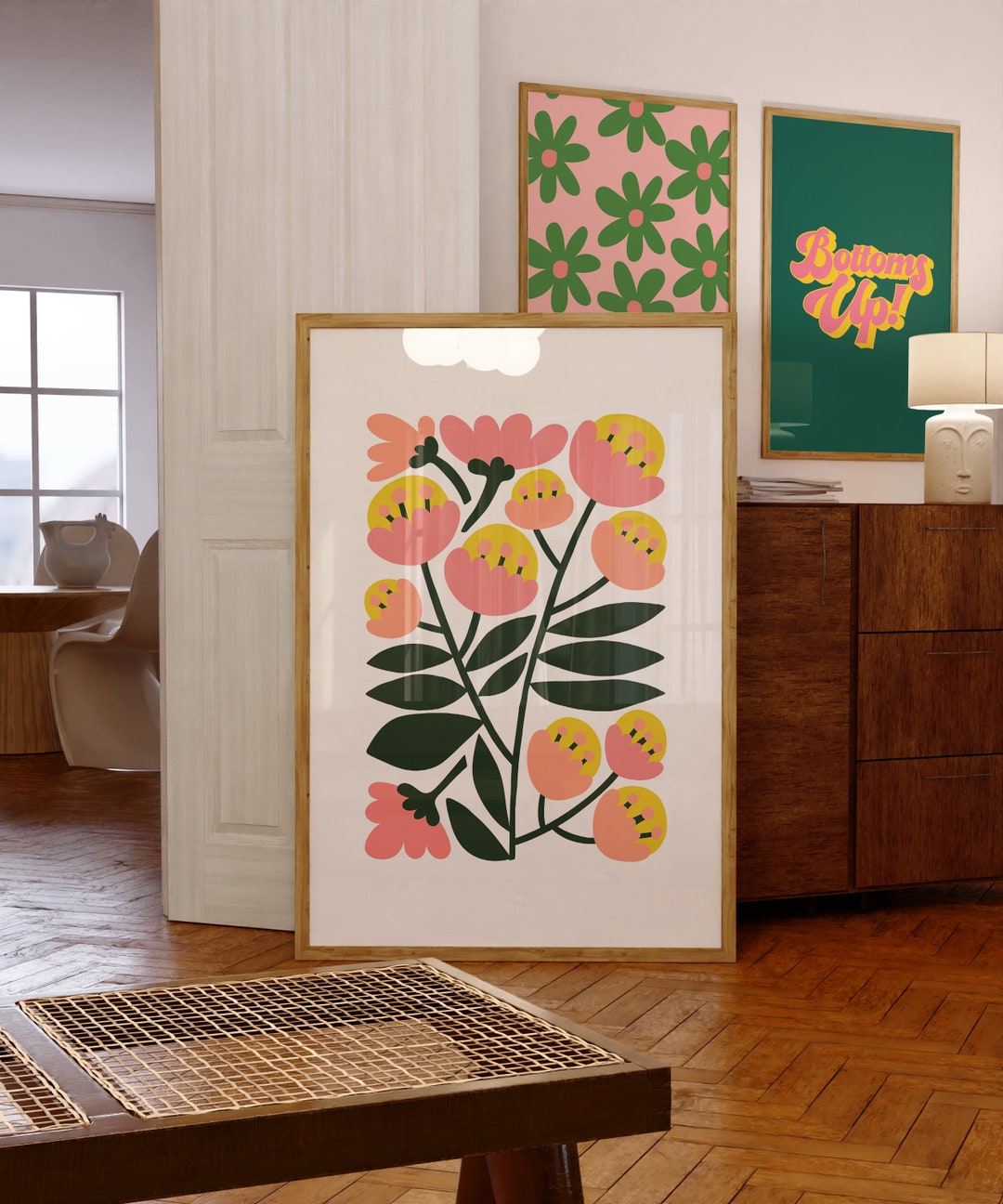 Bouquet of Flowers, Floral Art, Simple Flower Art, Floral Decor ...