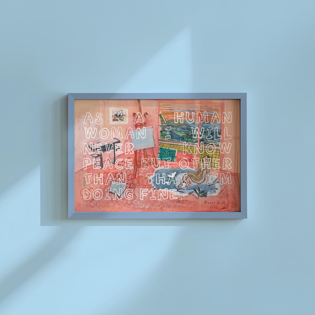 Fauvism Exhibition Poster Pink Maximalist Art Print Digital Download - Etsy