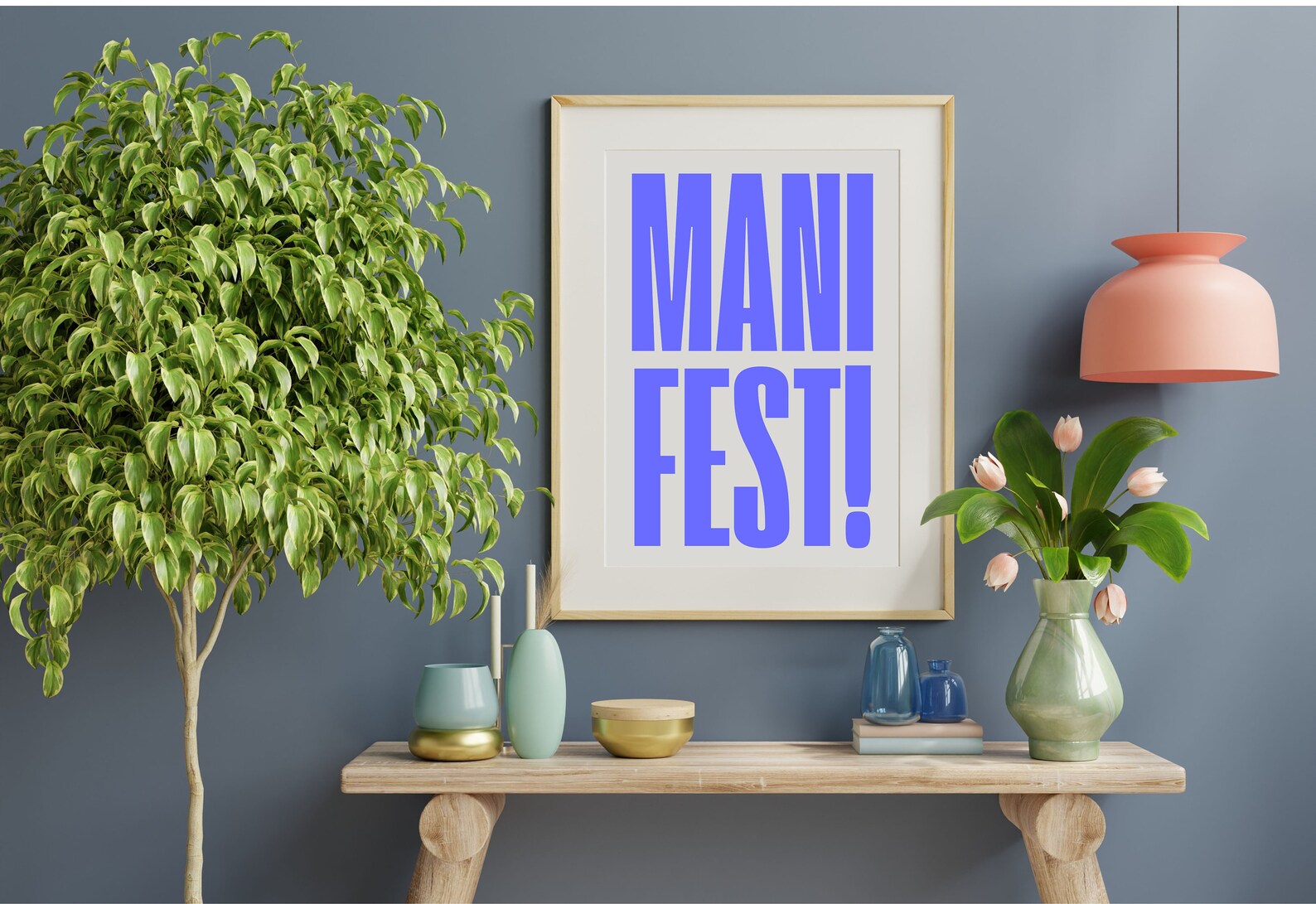 Manifest Art Print Manifesting Posters Inspirational Quote - Etsy