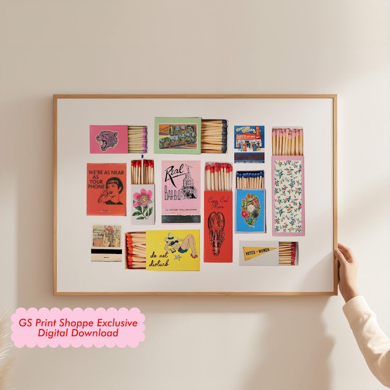 Aesthetic Match Boxes - Etsy