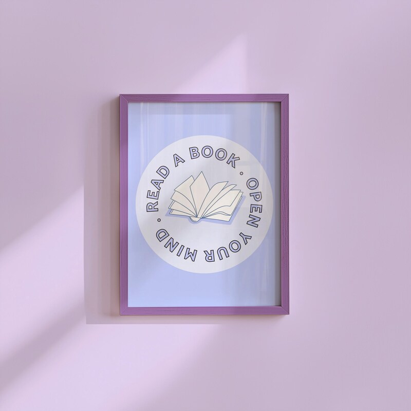Reading Poster - Etsy