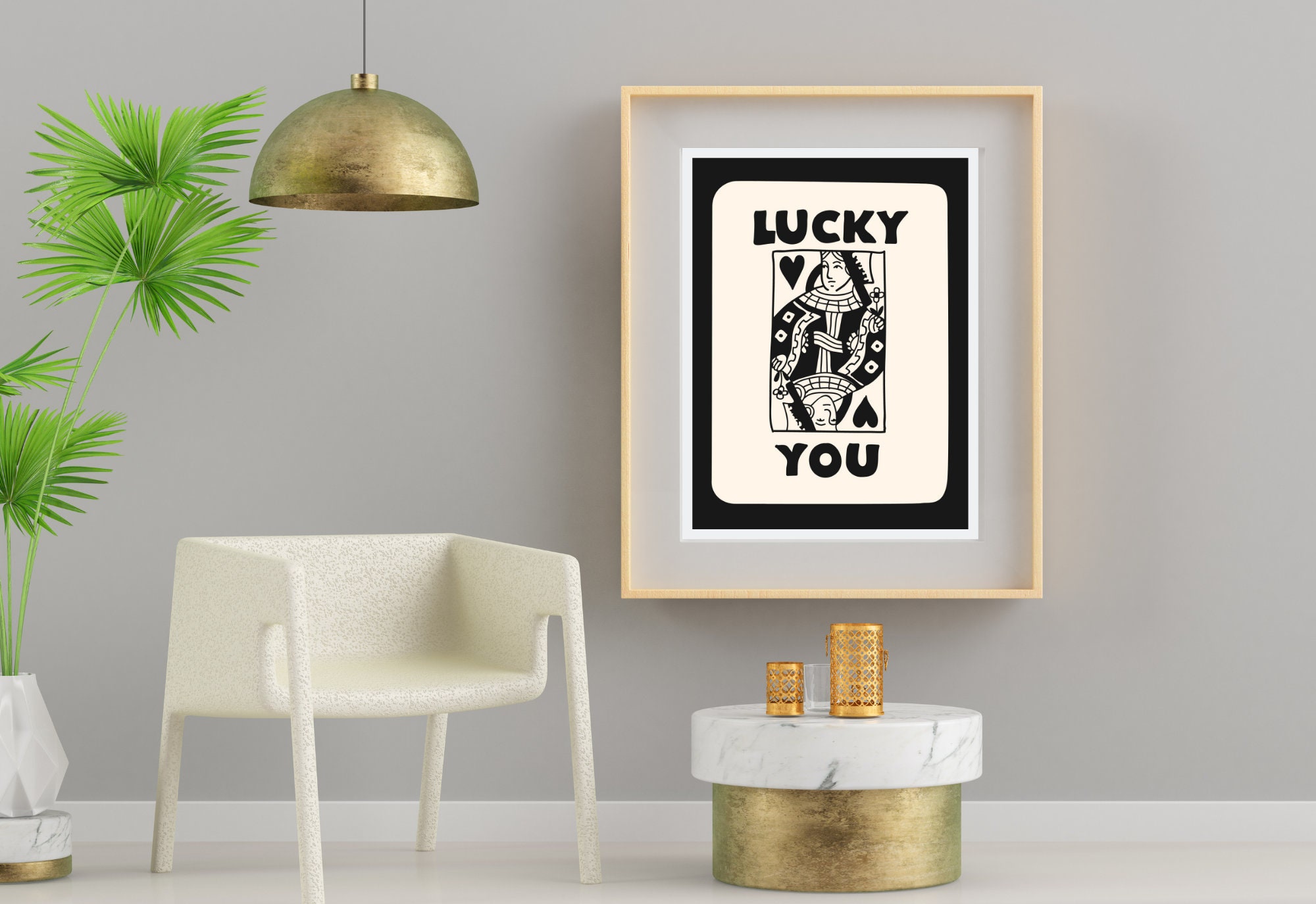 Lucky You Digital Download Wall Print Retro Print Funny - Etsy Australia