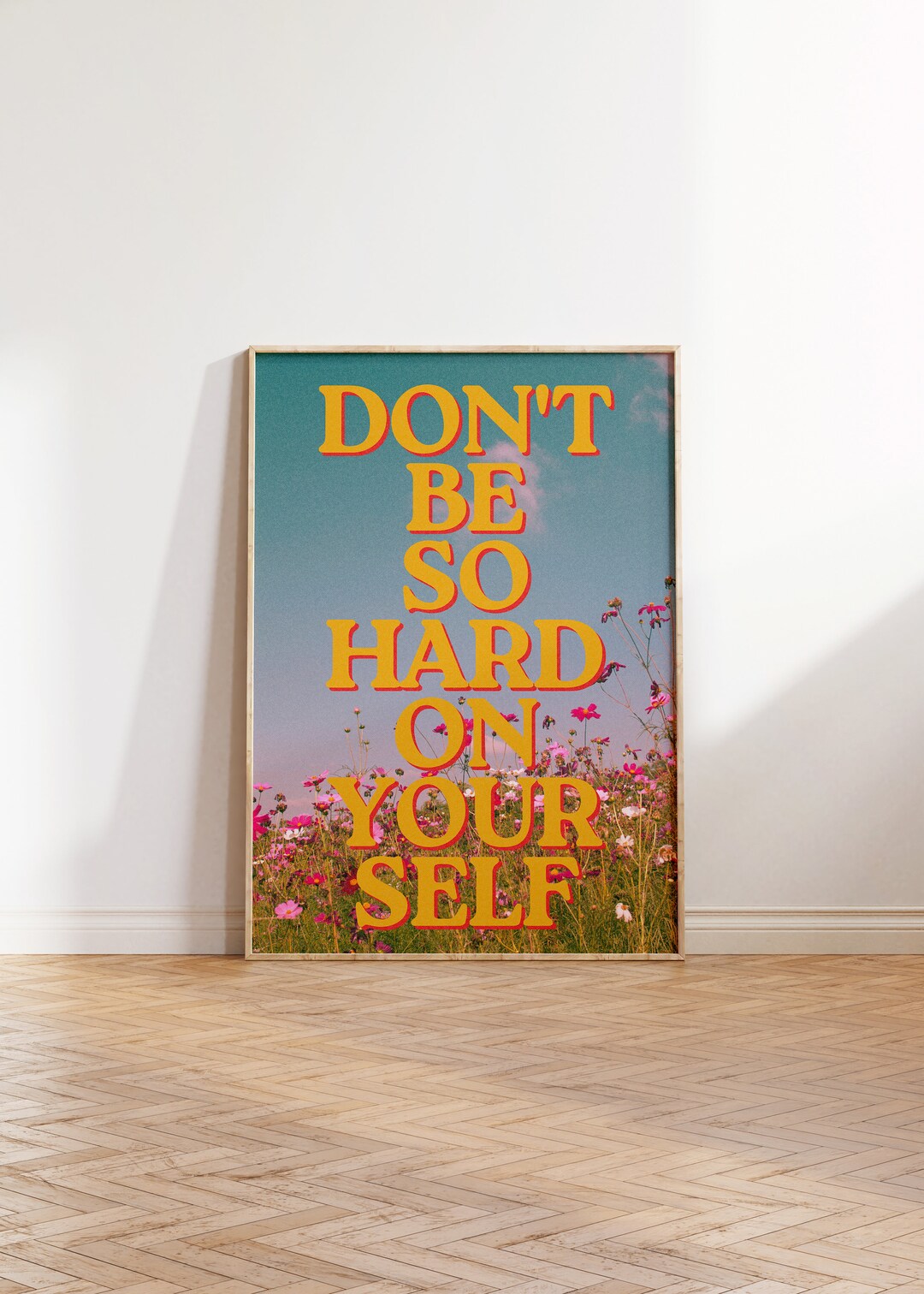 Positivity Art Print-digital Art Prints-cocktail Wall Art-retro Photo ...