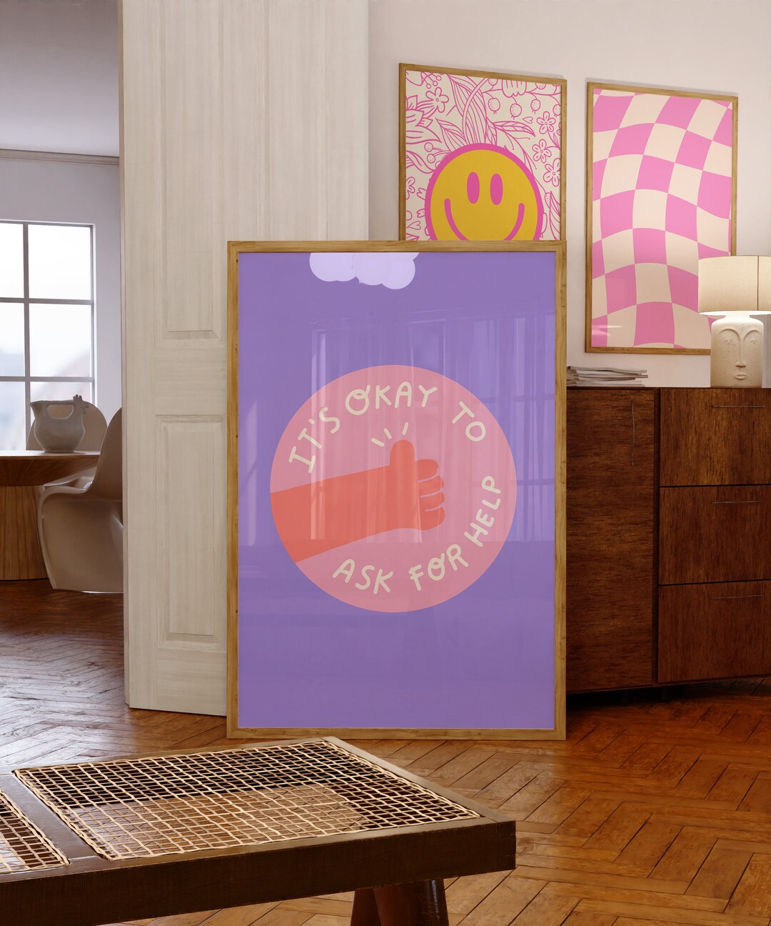 Ask for Help-classroom Art Decor-digital Prints-wall Art Print ...