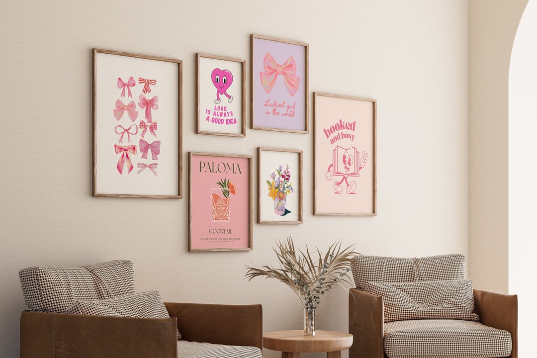 Gallery Wall Set, Vintage Eclectic, Printable Wall Art, Modern Gallery ...