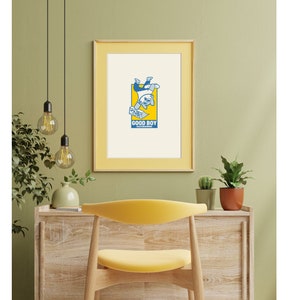 Good Boy Digital Download Wall Print Retro Decor Girly Print ...