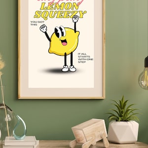 Easy Peasy Lemon Squeezy, Printable Classroom Poster, Digital Prints ...