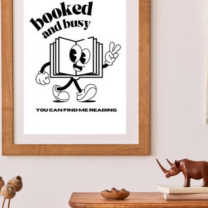 Reading Poster-classroom Wall Decor-digital Download-wall Print-booked ...