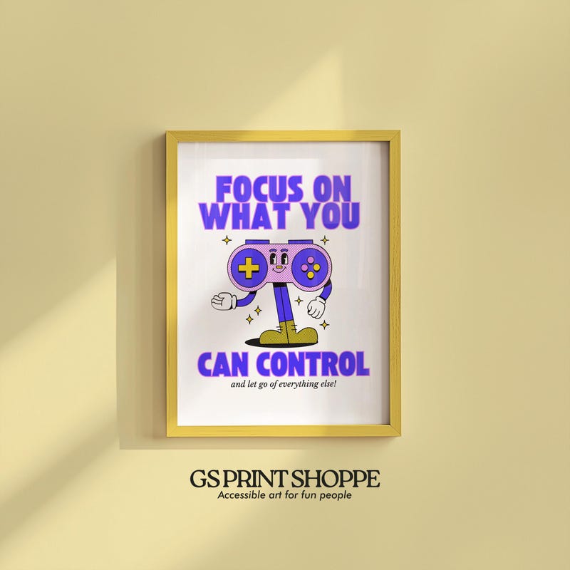 Control Game Poster - Etsy