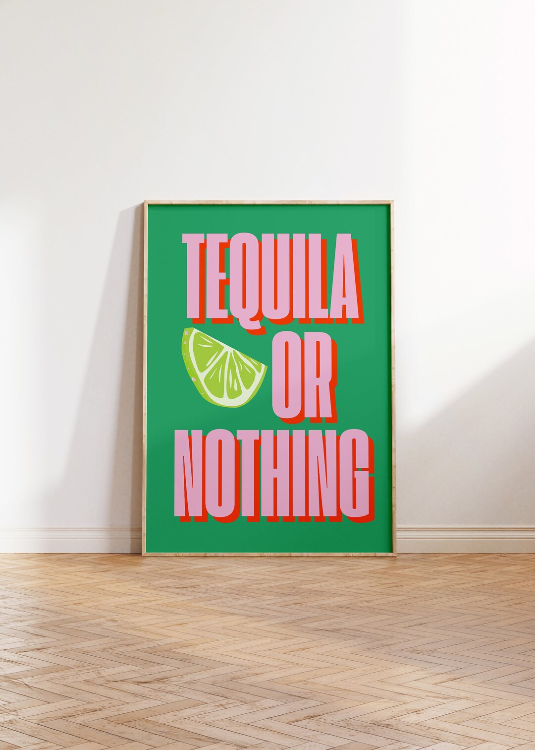 Bar Art Print, Tequila Poster, Tequila Prints, Cute Bar Cart Art, Wall ...