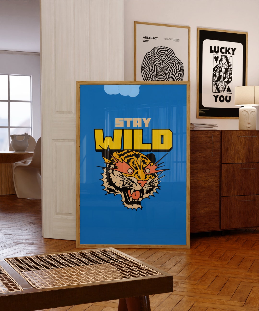 Digital Prints, Trendy Tiger Prints, Tiger Art Print, Funky Art Prints ...