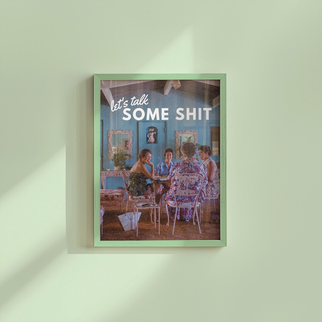 Talk Some Shit Art, Funny Silly Art Print, Girlhood Art Print, Gossip ...