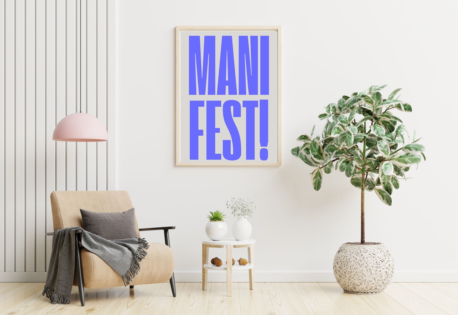 Manifest Art Print Manifesting Posters Inspirational Quote - Etsy