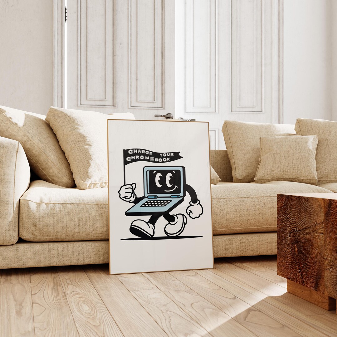Charge Your Chromebook Physical Poster - Etsy
