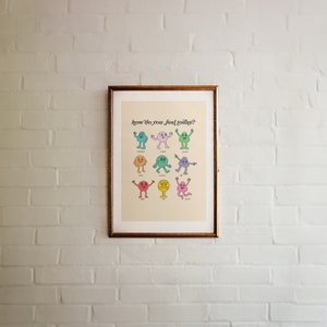 Set of 4 Kids Posters, School Printables, Playroom Prints, Classroom ...