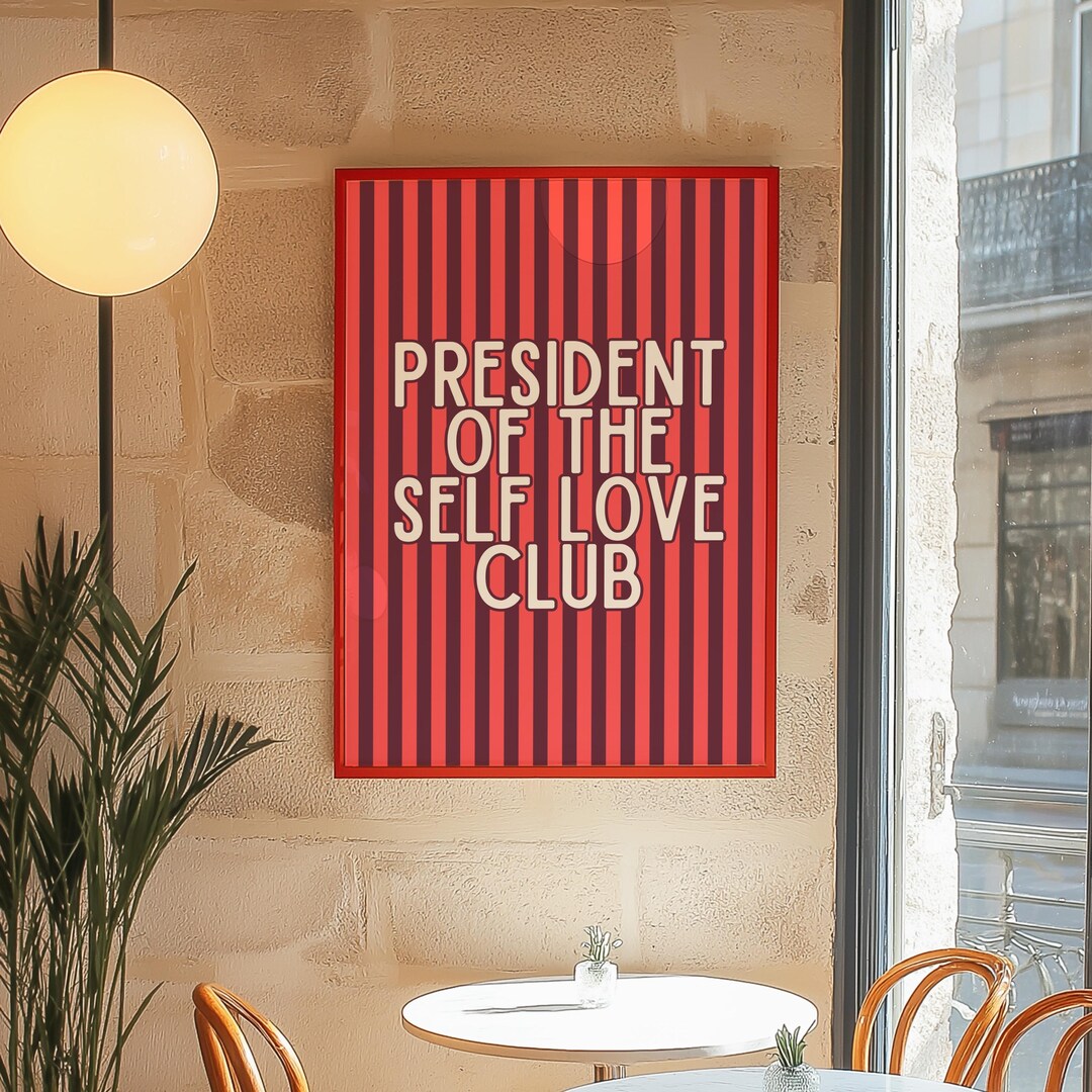 Digital Print, Self Love Art Print, Love Yourself Art, Trendy Posters ...