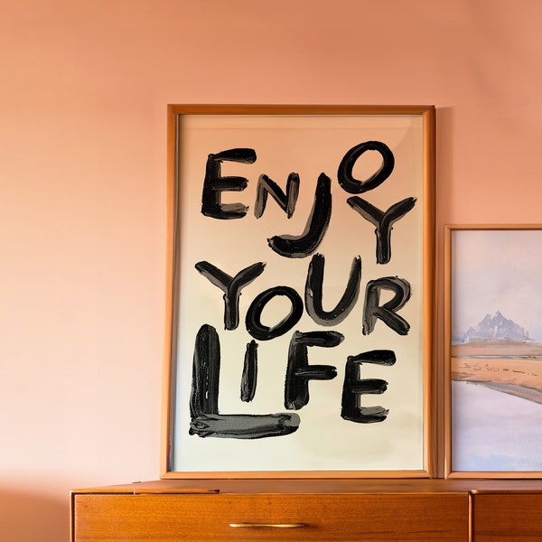 Life Quote Poster - Etsy