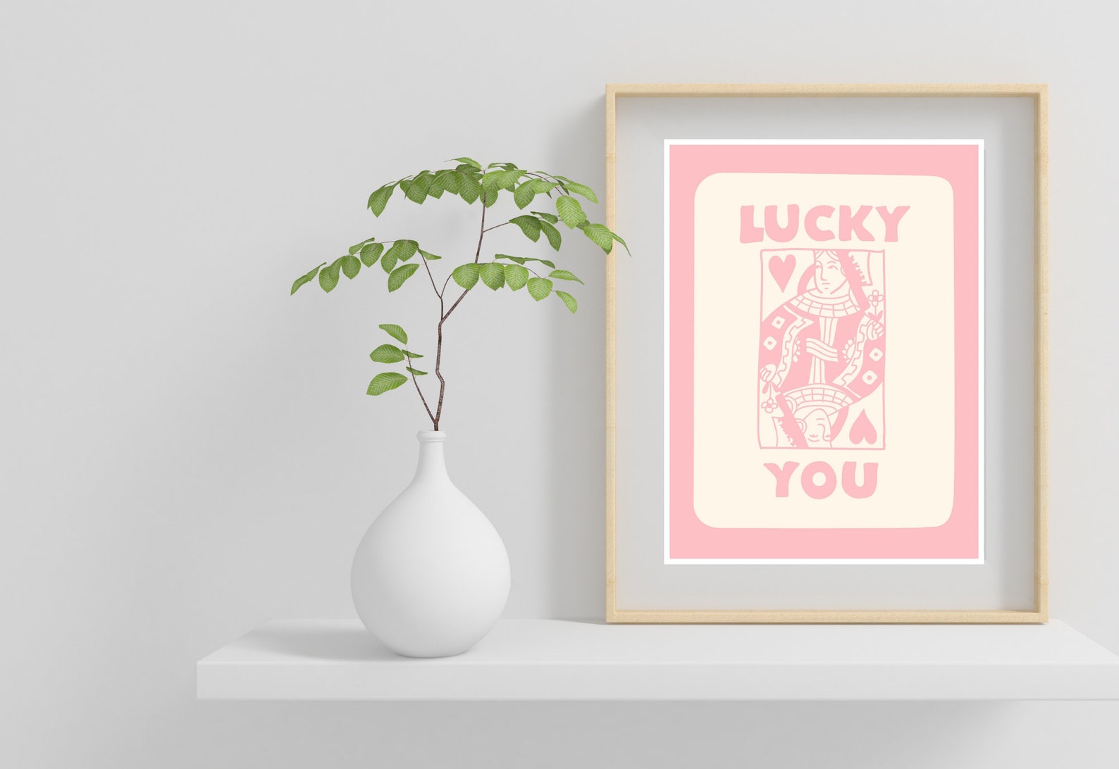 Lucky You Digital Download Wall Print Retro Print Funny - Etsy