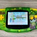 Zelda Translucent Green Backlit IPS Nintendo Gameboy Advance GBA With 3 ...