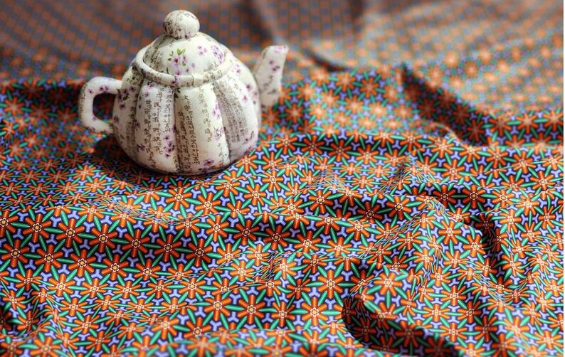 100% Cotton Fabric 20s | K-masterpiece Series #19 Korean Dancheong ...