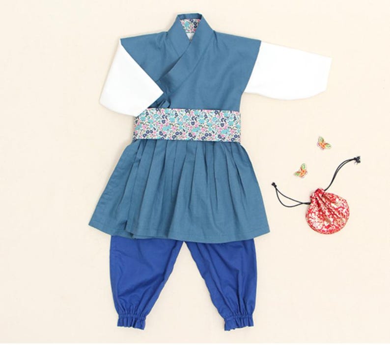 Children's Hanbok Korean Pattern 1 | Korean Traditional Hanbok | Full ...