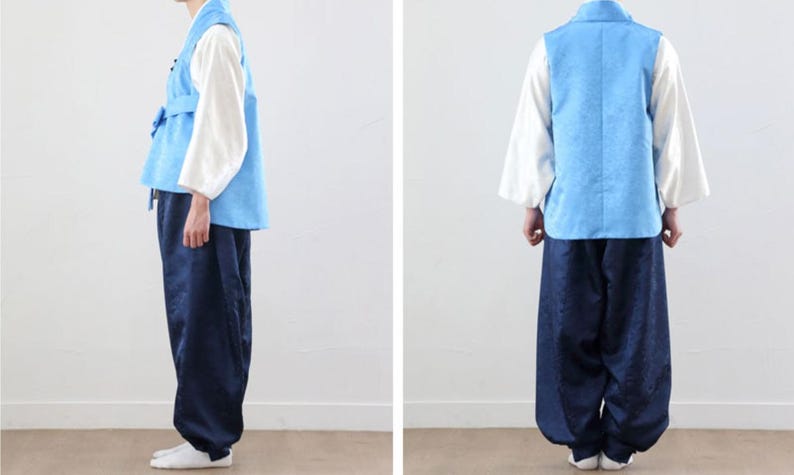 Men's Hanbok Korean Pattern | Korean Traditional Hanbok | Full-size ...