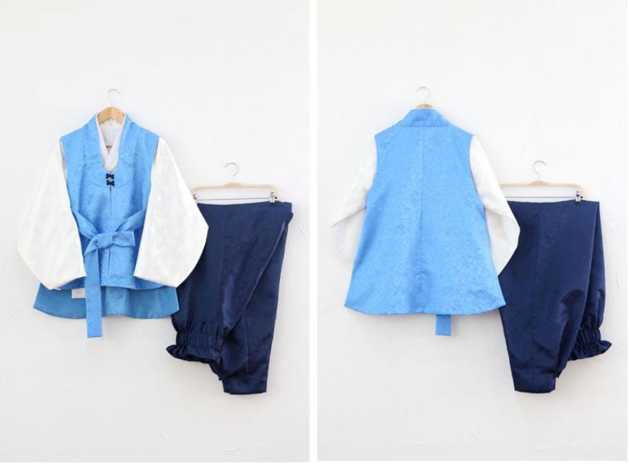 Men's Hanbok Korean Pattern | Korean Traditional Hanbok | Full-size ...