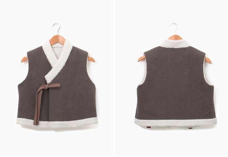 Women's Hanbok Vest Korean Pattern | Traditional Hanbok | Full-size ...