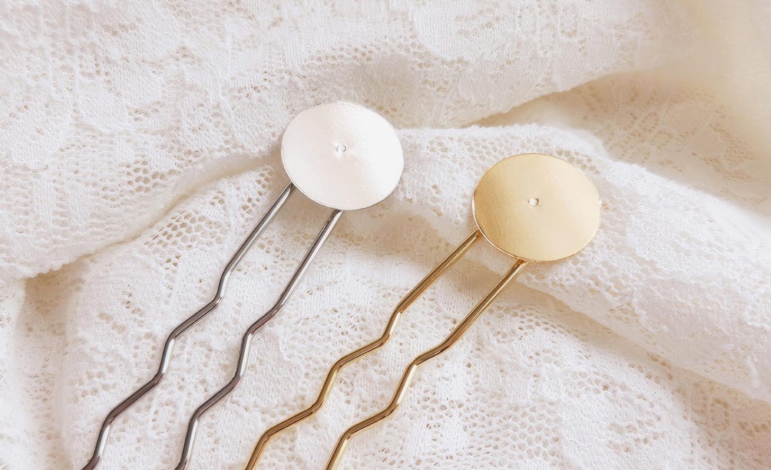 Traditional Korea Round Hairpin Made in Korea 2pcs Made in Korea Gold ...