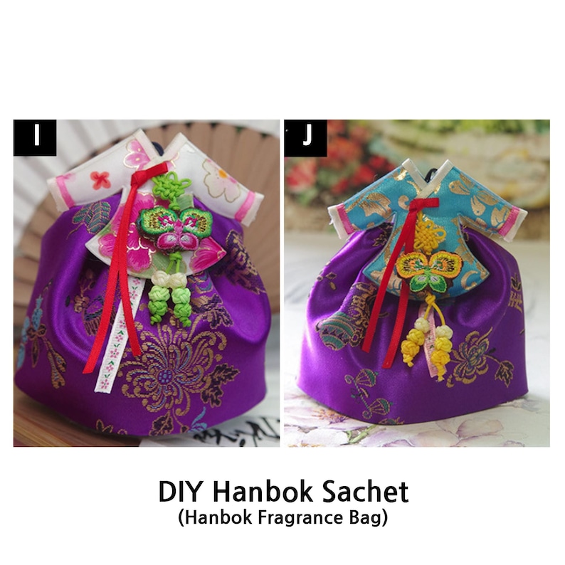 2+ DIY Traditional Korean Hanbok Sachet Kit | Coustom 18 Design Options ...