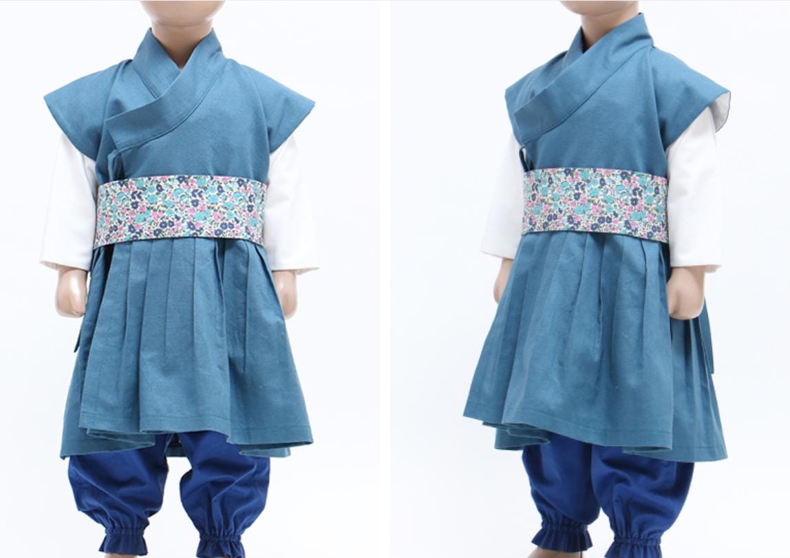 Children's Hanbok Korean Pattern 1 | Korean Traditional Hanbok | Full ...