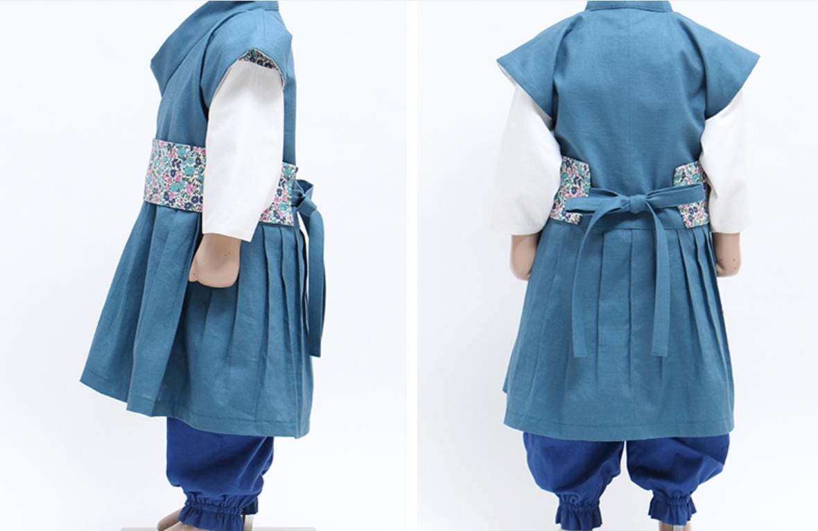 Children's Hanbok Korean Pattern 1 | Korean Traditional Hanbok | Full ...