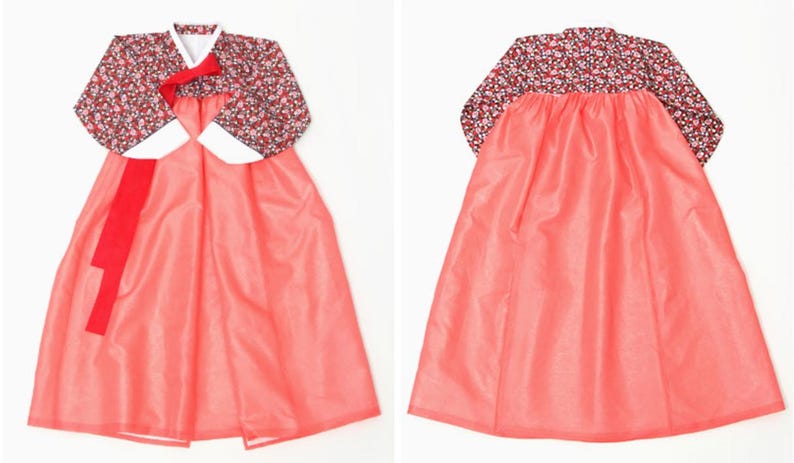 Women's Hanbok Korean Pattern | Traditional Hanbok | Full-size & Scaled ...