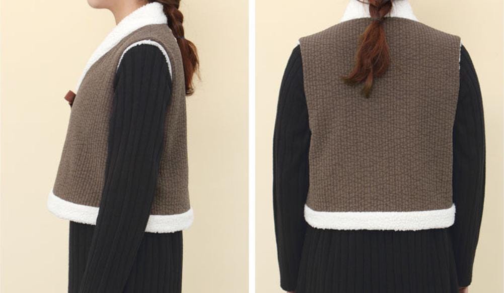 Women's Hanbok Vest Korean Pattern | Traditional Hanbok | Full-size ...