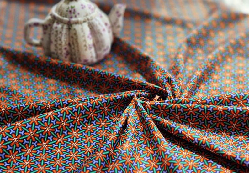 100% Cotton Fabric 20s | K-masterpiece Series #19 Korean Dancheong ...