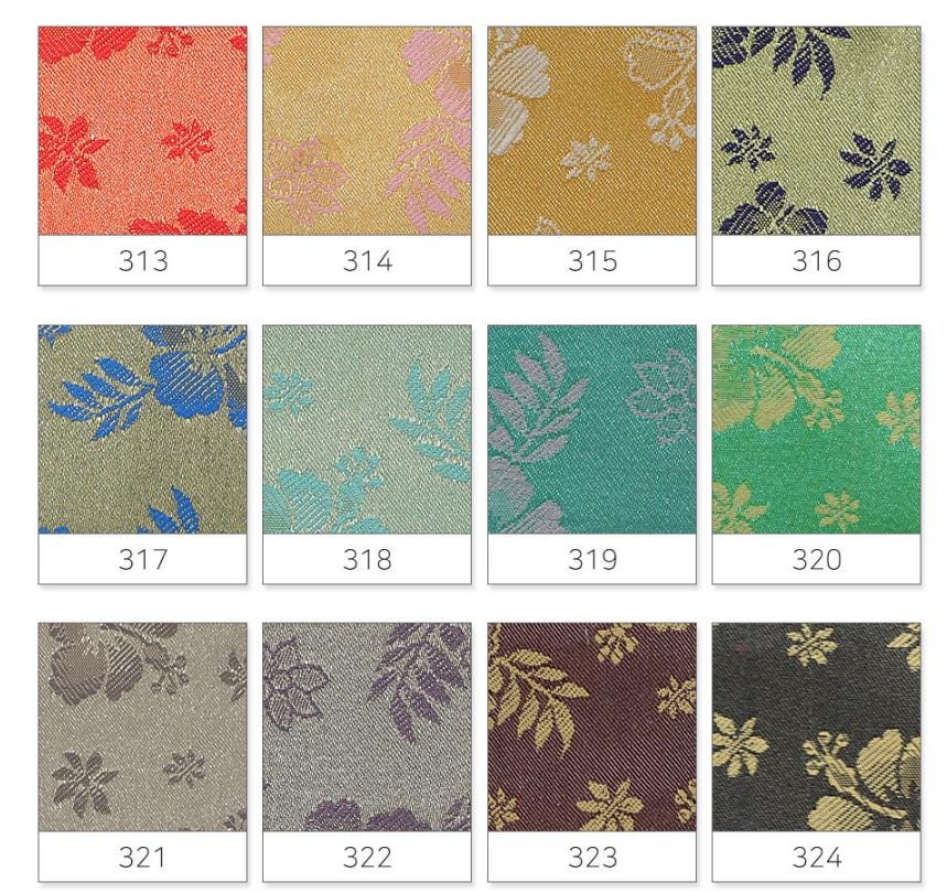 Traditional Korean Hanbok Fabric (35 Color) | Hibiscus Flower Pattern ...