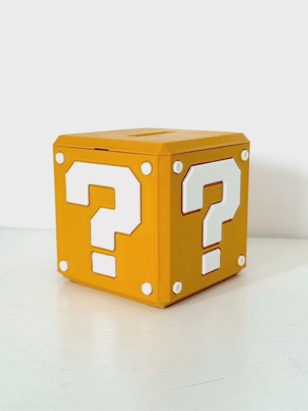 Super Mario Piggy Bank - 3D Printed Money Box - Video Game Ornament ...