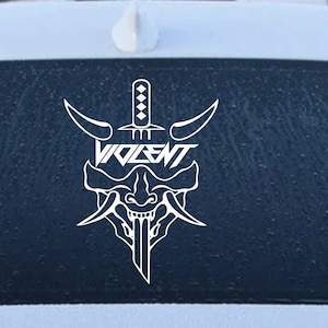 Violent JDM Decals Windshield Decal, Windows Decal Car Sticker Car ...