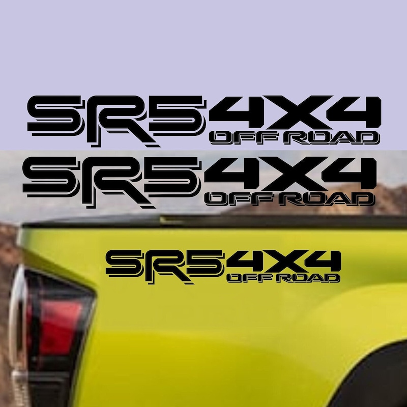 Sr5 Bed Side Decals - Etsy