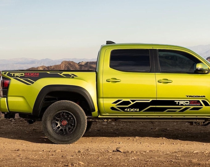 TRD off Road, TRD 4x4,toyota Tacoma, Decals, Stickers, Bedsides Decal ...