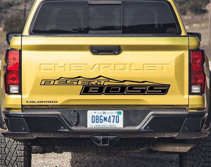 Chevy Colorado 2023 2024 Desert Boss Tailgate Decal Lettering - Etsy