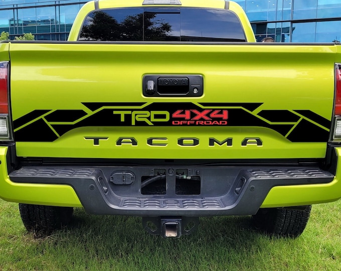 TRD 4X4 off Road Tailgate Vinyl Decal, Toyota Tacoma Tailgate Decal ...