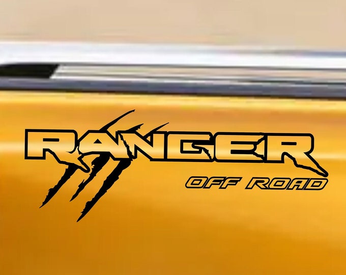 Ford Ranger Claws Mark Decal Vinyl Sticker Bedside Fit Ford F150 Ford ...