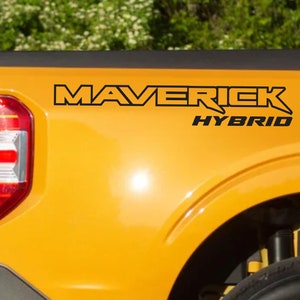 Ford Maverick Hybrid Vinyl Decal Sticker 2pcs, Bedside Truck Decal ...